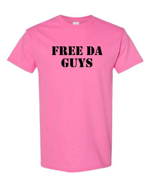 Free Da Guys Wording T-Shirt – Wear The Logo